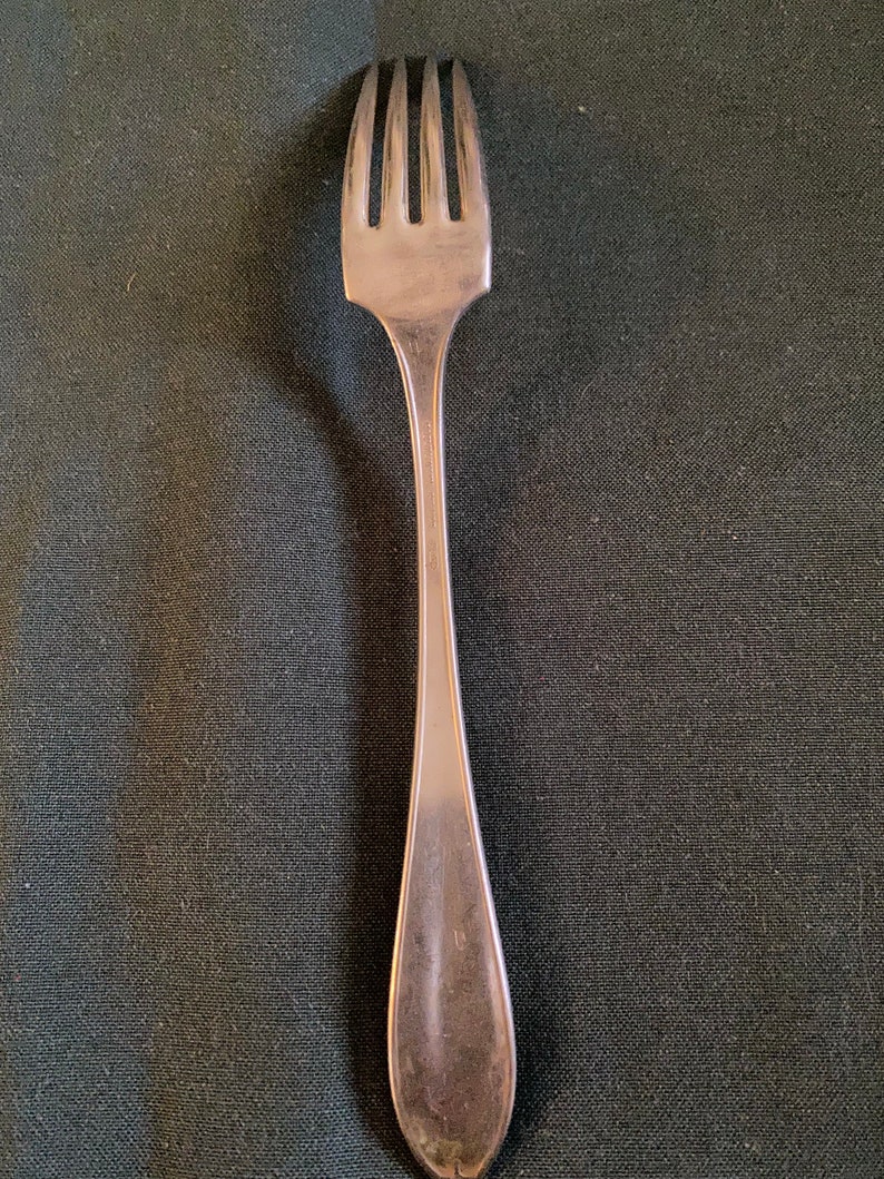 Community Silver Plate Dinner Fork - 1910 Sheraton Pattern ...