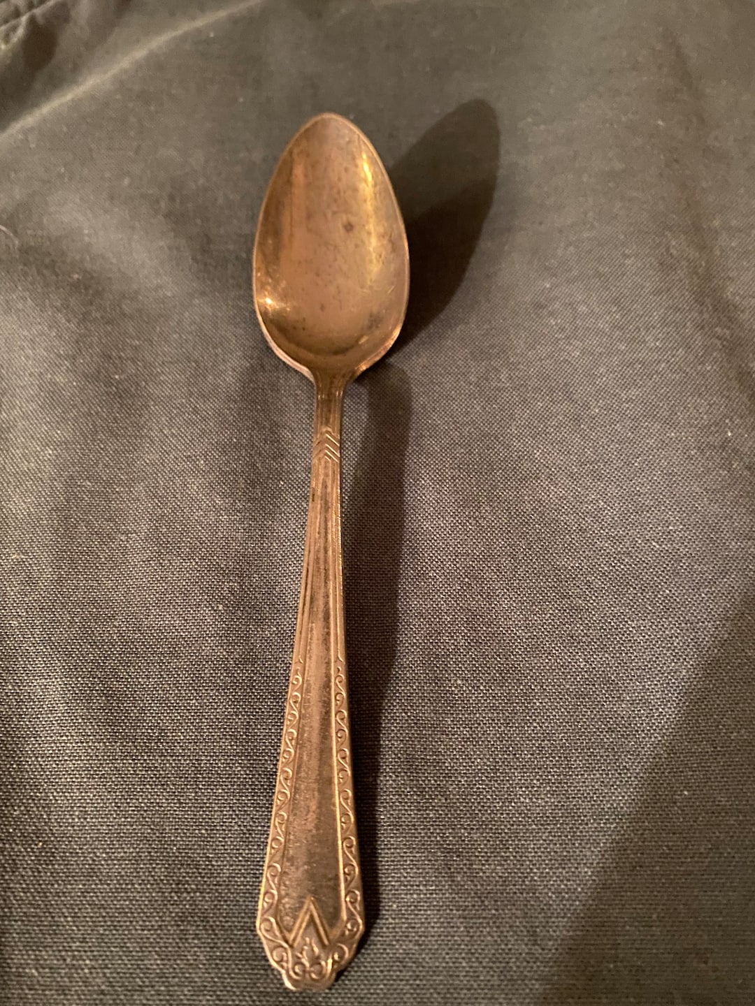 National Silver Co Silver Plate Teaspoon - Twelve Pattern - Vintage - Etsy