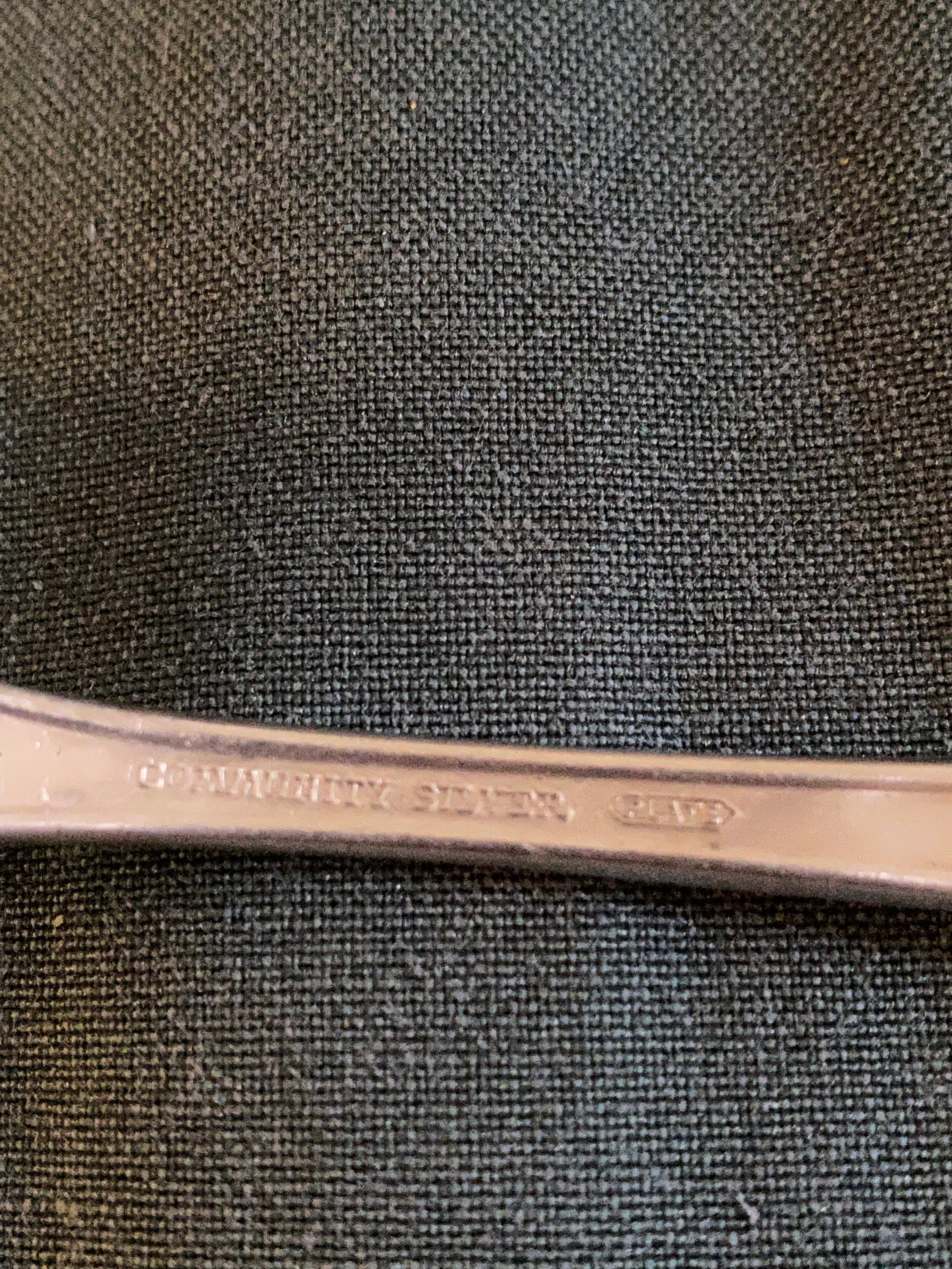 Community Silver Plate Dinner Fork - 1910 Sheraton Pattern ...