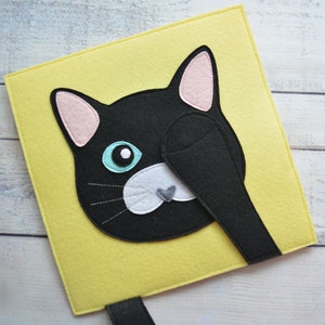 Sensory Travel Toy Felt Quiet Book Page Toddler Montessori Toy Busy ...