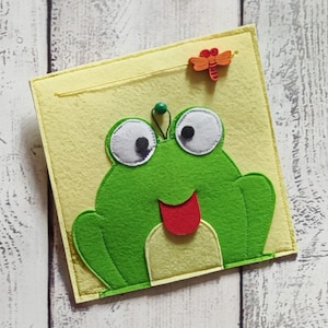 Felt Fidget Toy Busy Book Page Waldorf Toys Baby Quiet Book Page One ...