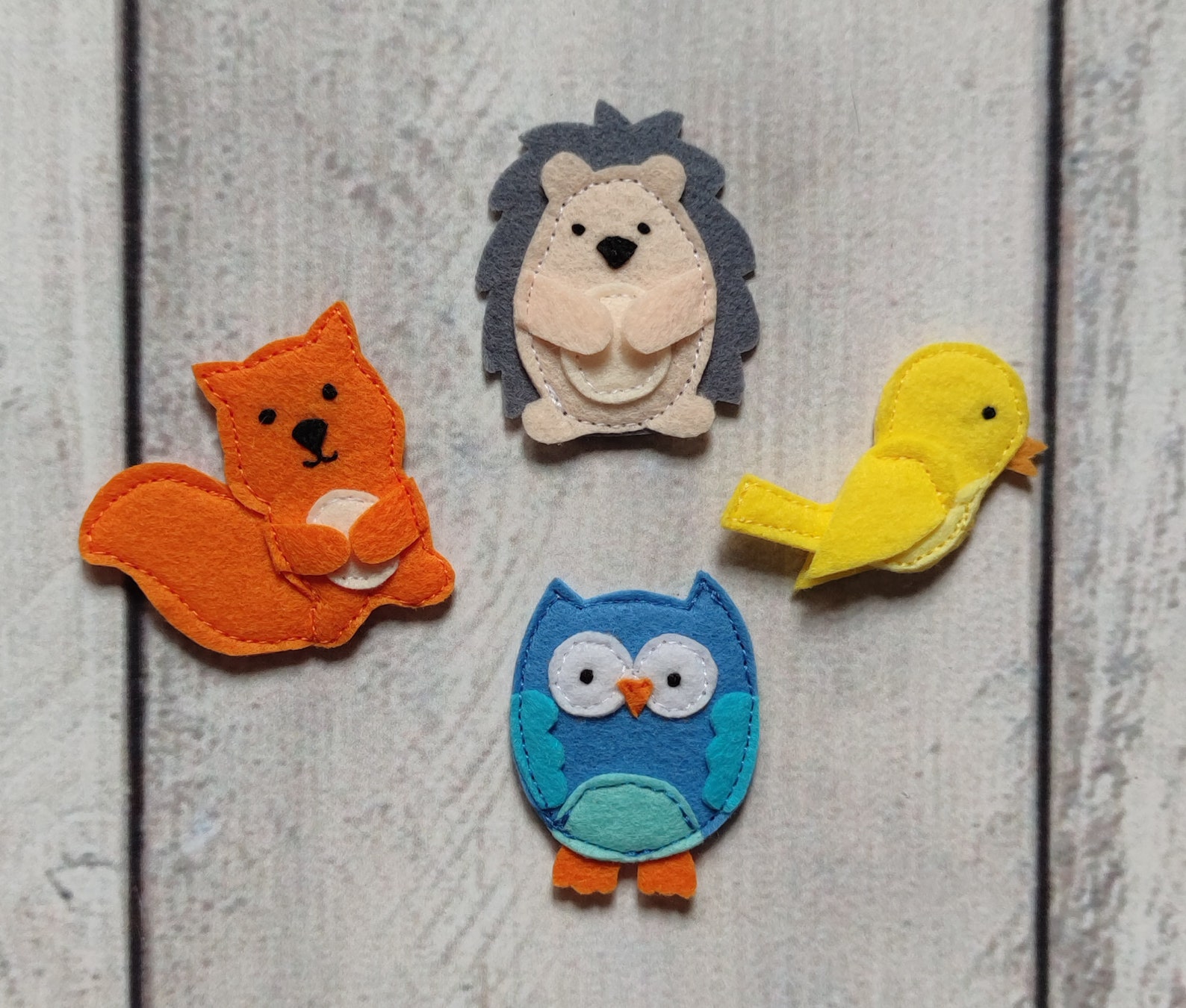 Felt Quiet Book Page: Forest Animals Fidget Toy - Etsy