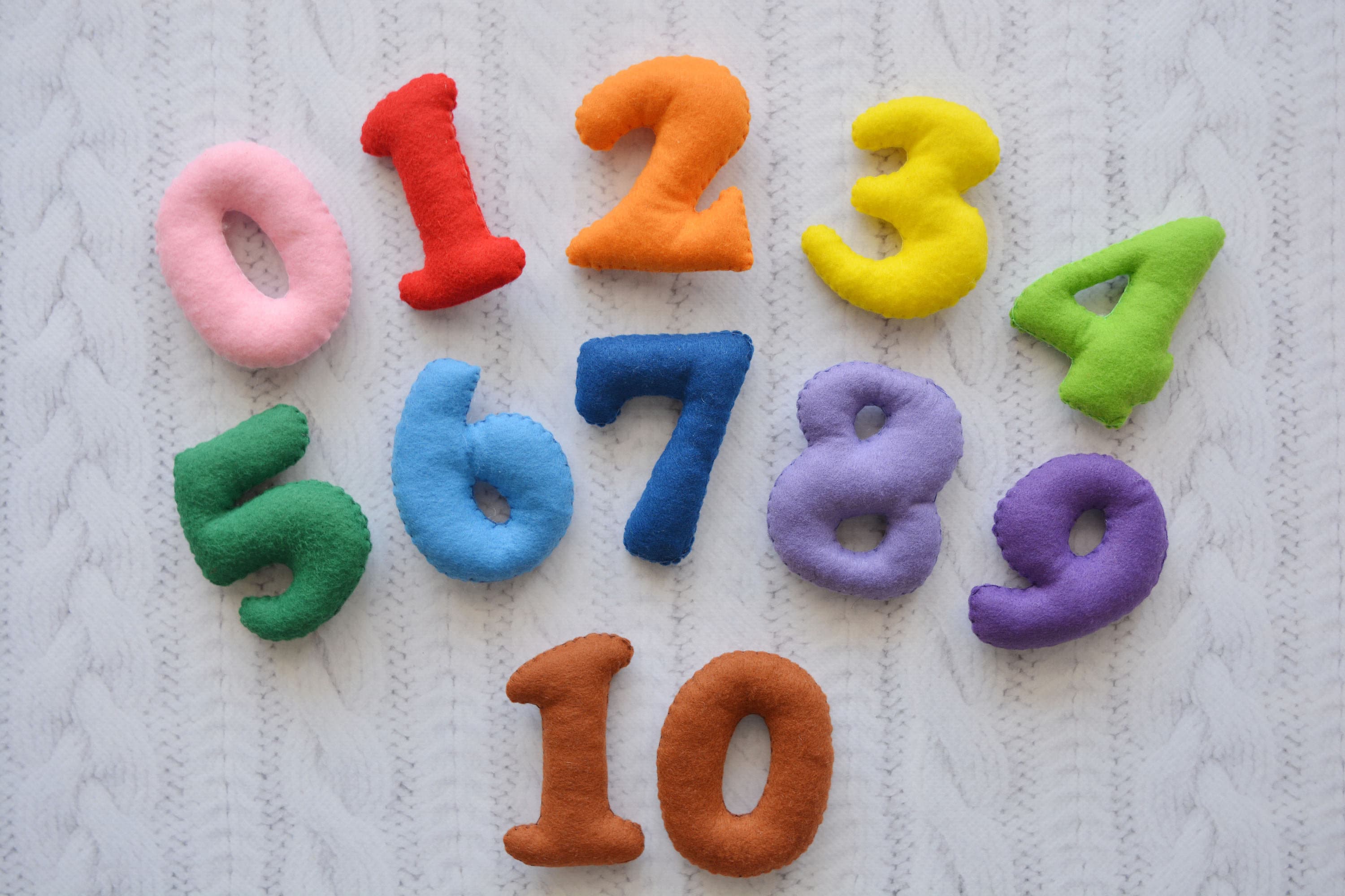 Felt Numbers Educational Toddler Toy Busy Baby Activity Fabric - Etsy India