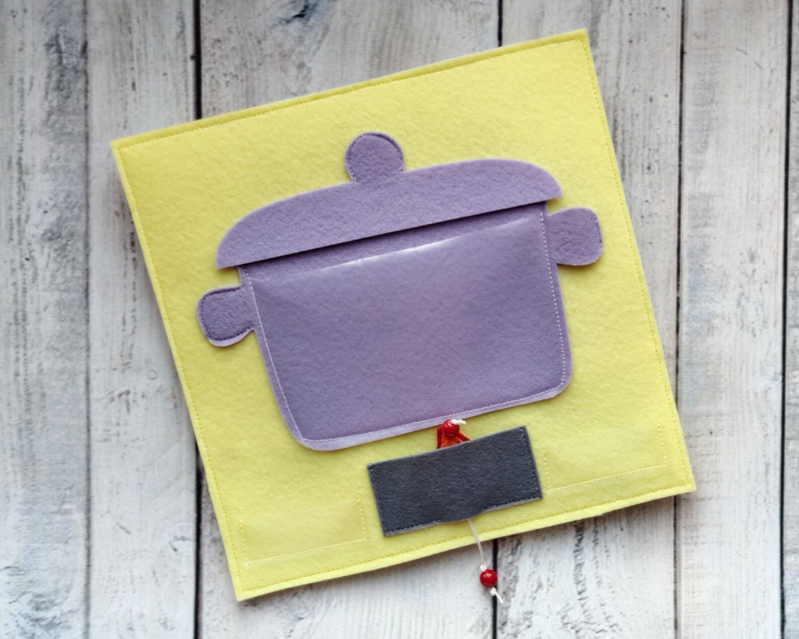 Felt Busy Baby Book Page Quiet Toddler Toy Montessori Activity - Etsy