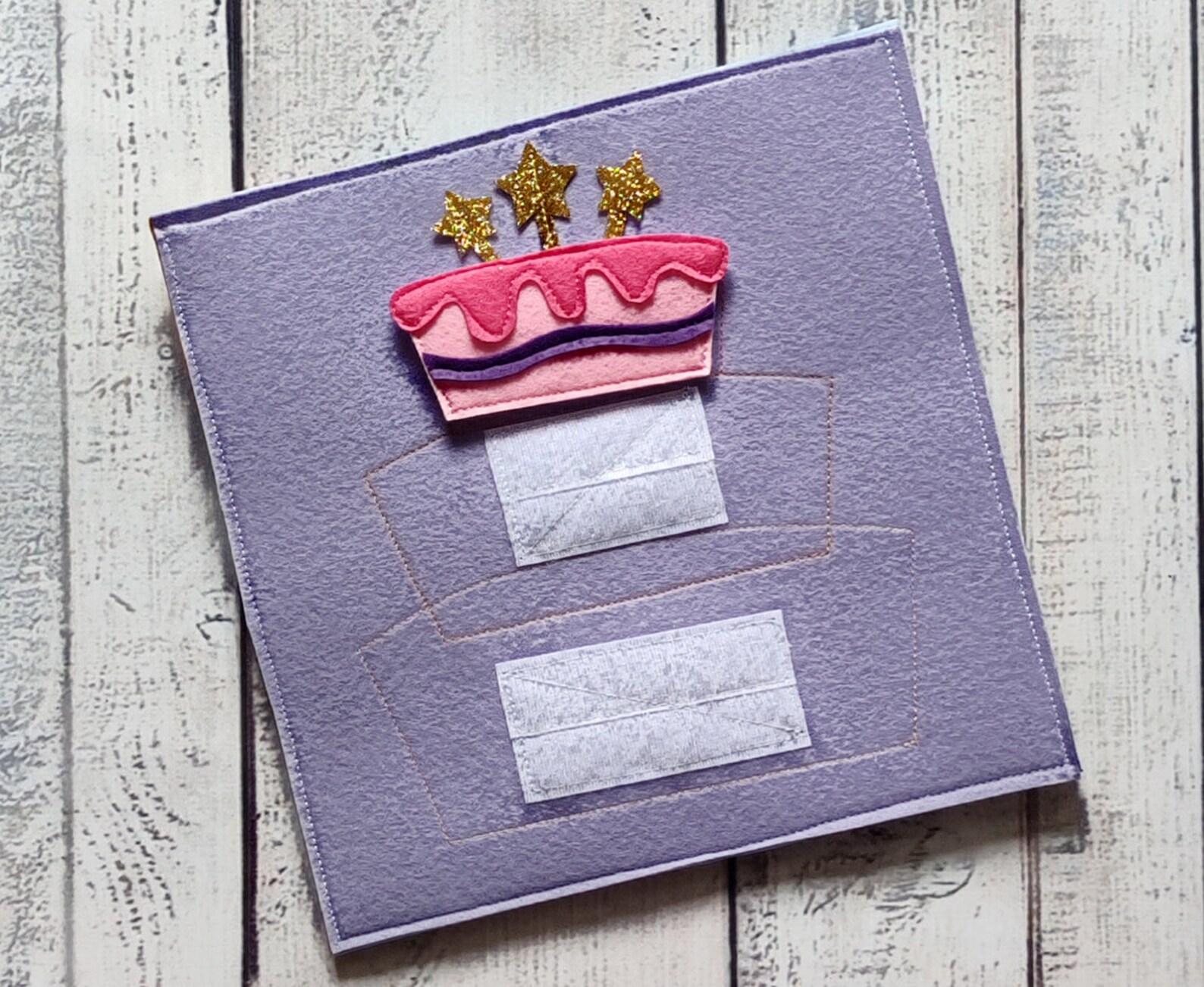 Felt Quiet Book Page: Cake Activity, Waldorf Toy (1-4 Year) - Etsy