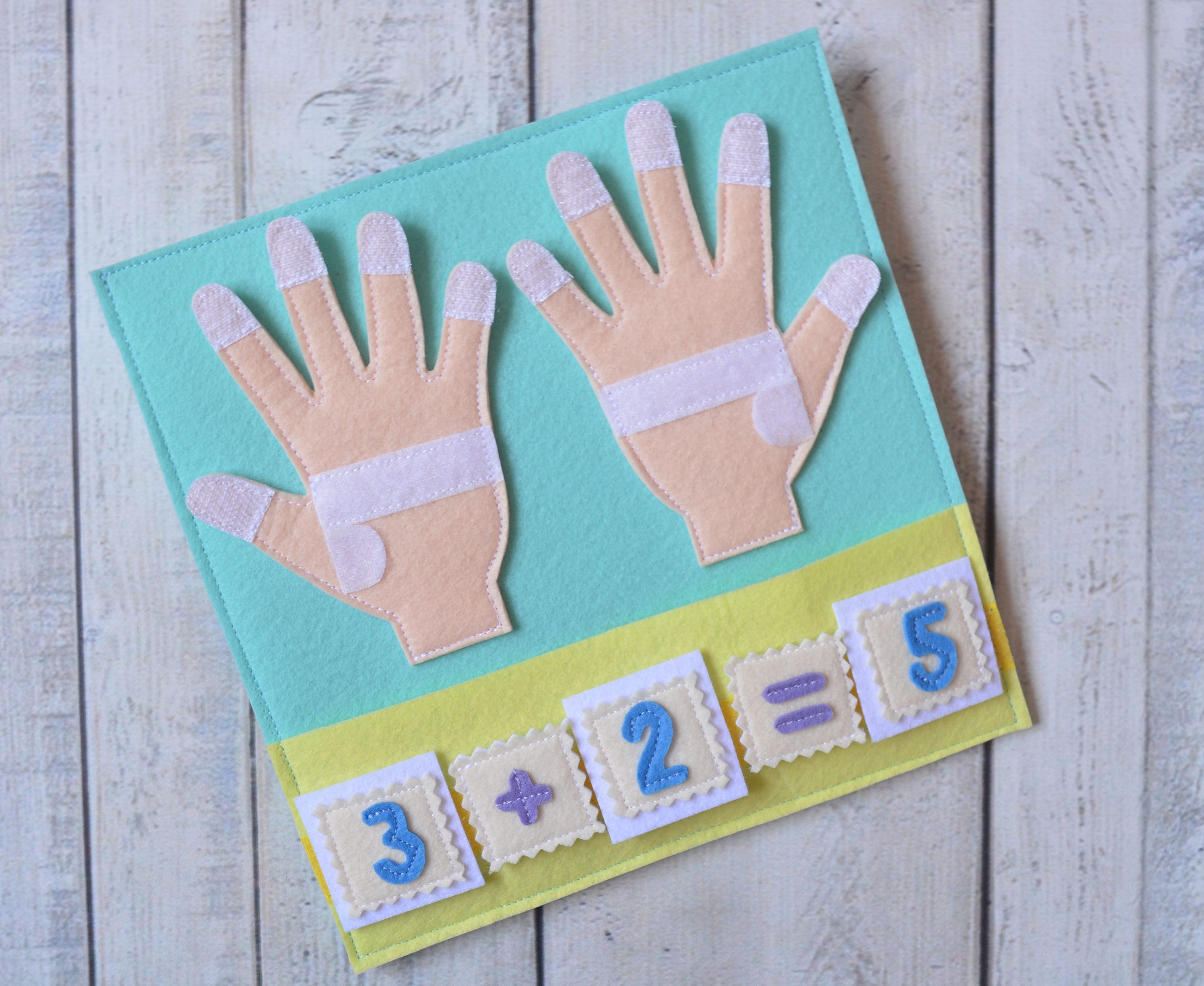 Counting Montessori Activity Book Page Felt Toddler Quet Book | Etsy