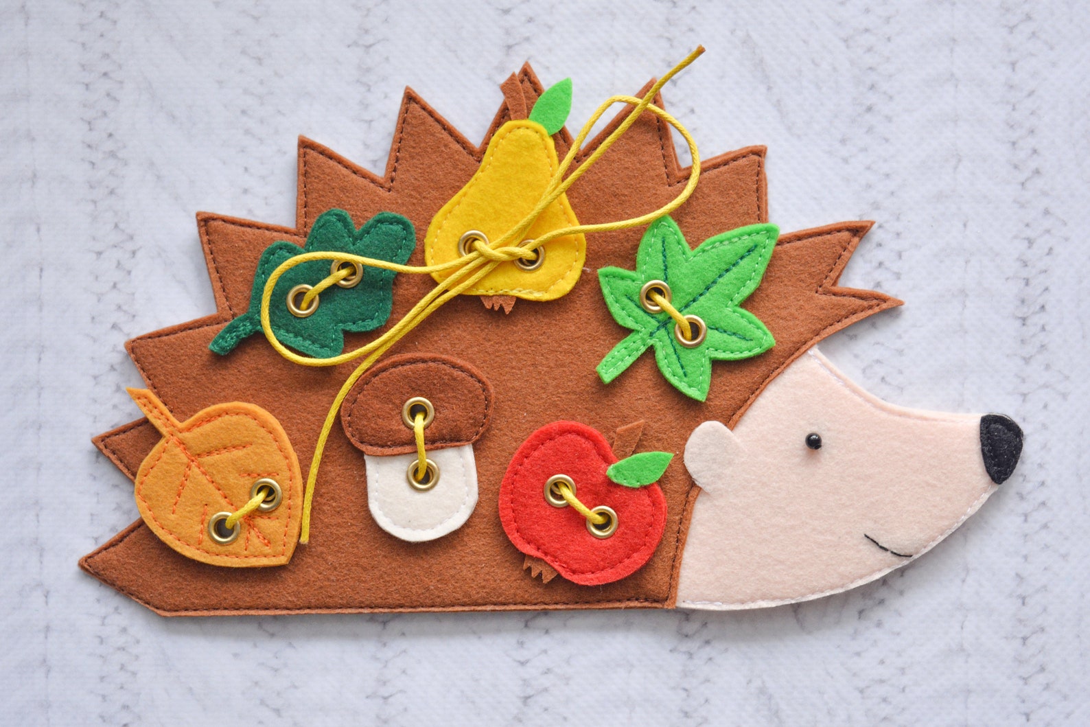 Montessori Toddler Toy Felt Educational Baby Toy Sensory - Etsy