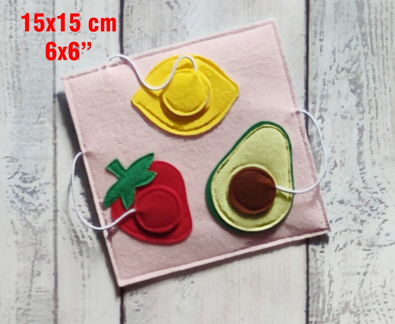 Felt Fidget Baby Toys Quiet Book Page Busy Toy for 1 Year Old - Etsy