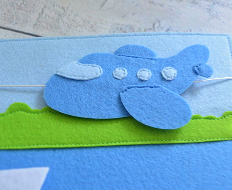 Busy Book Toddler Page Quiet Book for Boy Montessori Baby | Etsy