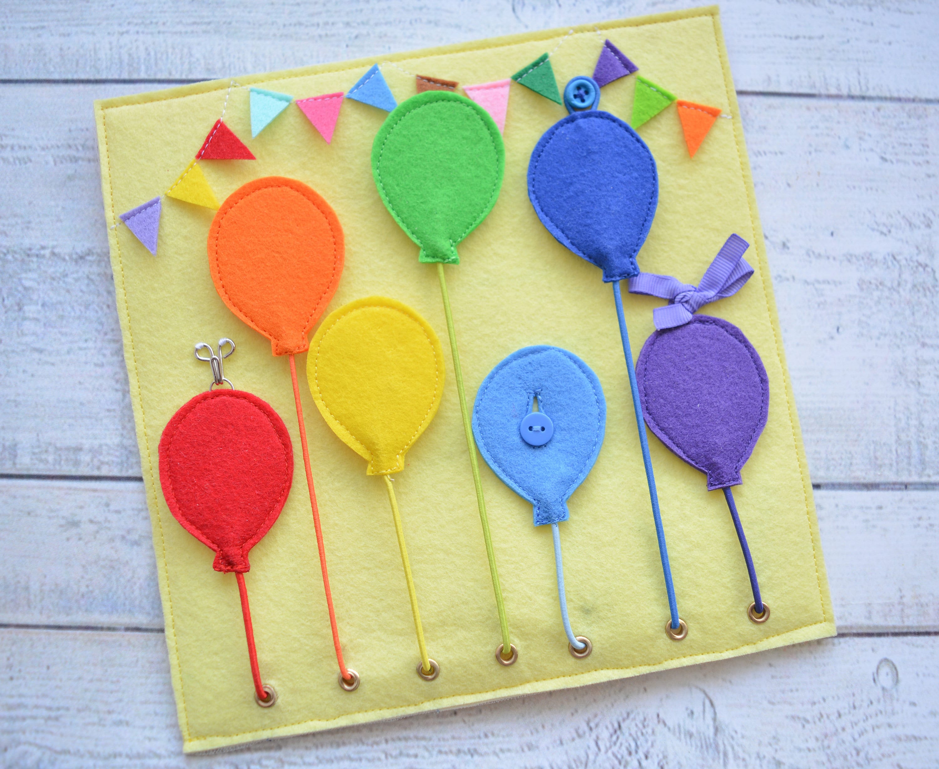 Felt Educational Toy Toddler Quiet Book Page Montessory Baby | Etsy