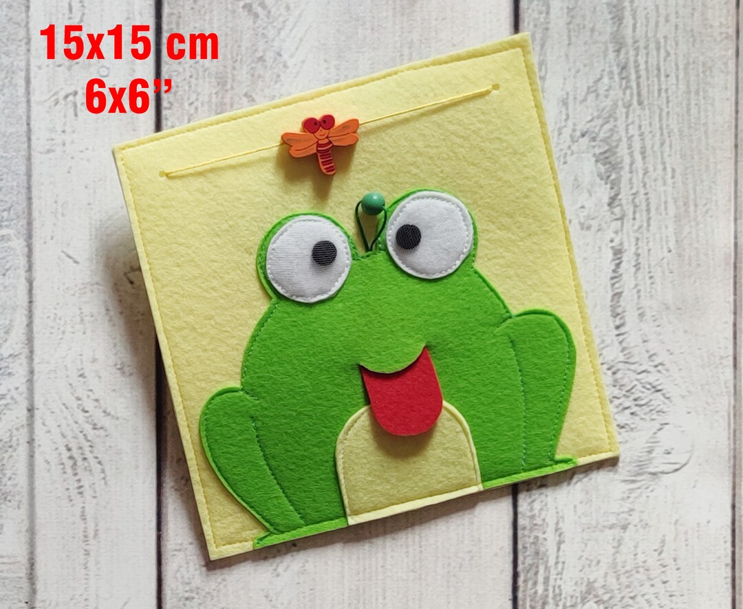 Felt Fidget Toy Busy Book Page Waldorf Toys Baby Quiet Book - Etsy