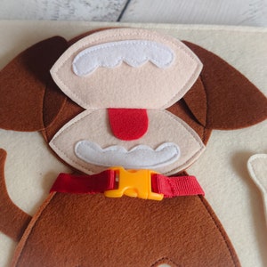 Fidget Toy Felt Quiet Toddler Book Page Baby Busy Book Waldorf Toy One ...