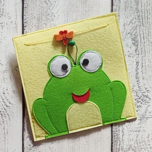 Felt Fidget Toy Busy Book Page Waldorf Toys Baby Quiet Book Page One ...