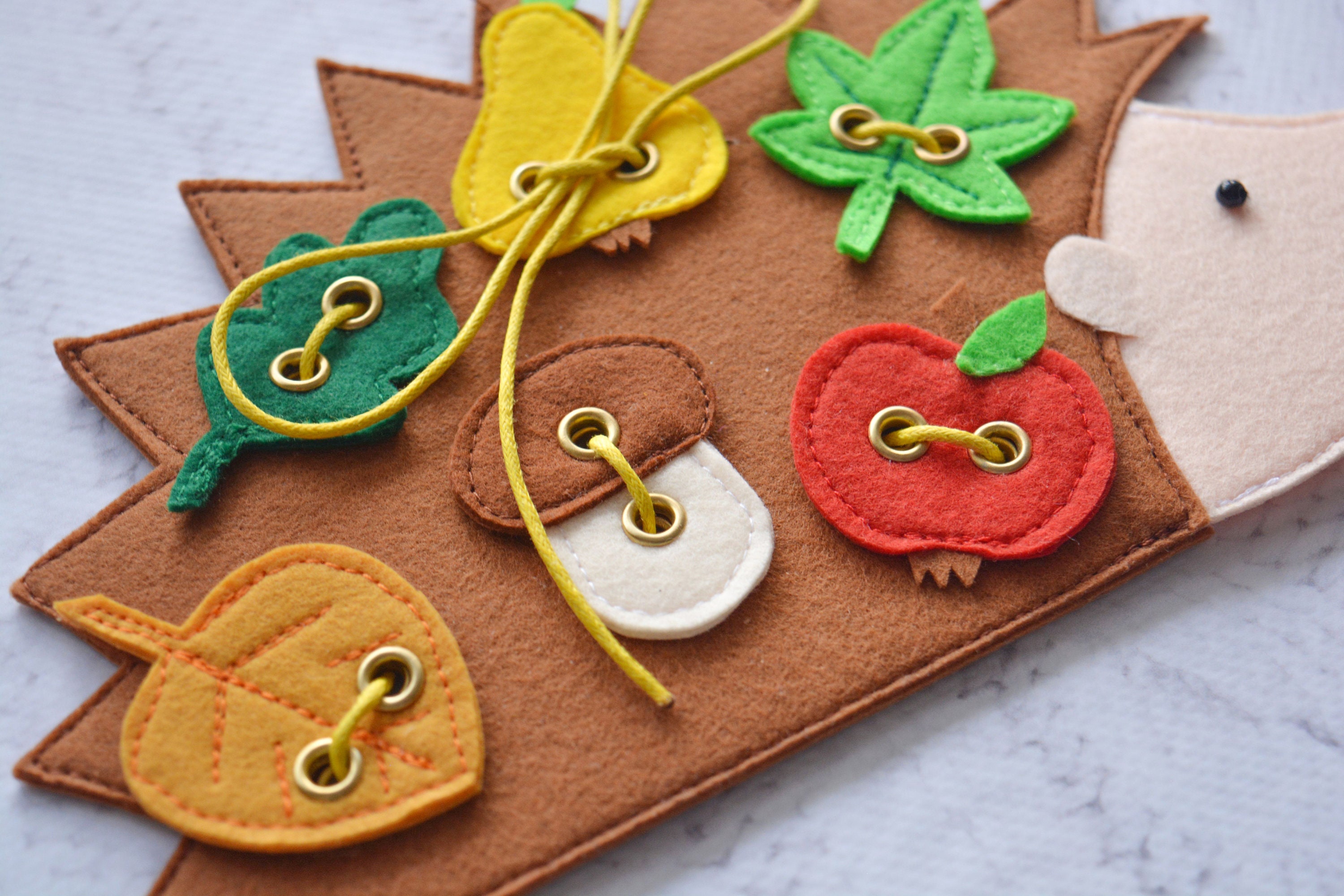 Montessori toddler toy Felt Educational baby toy Sensory | Etsy