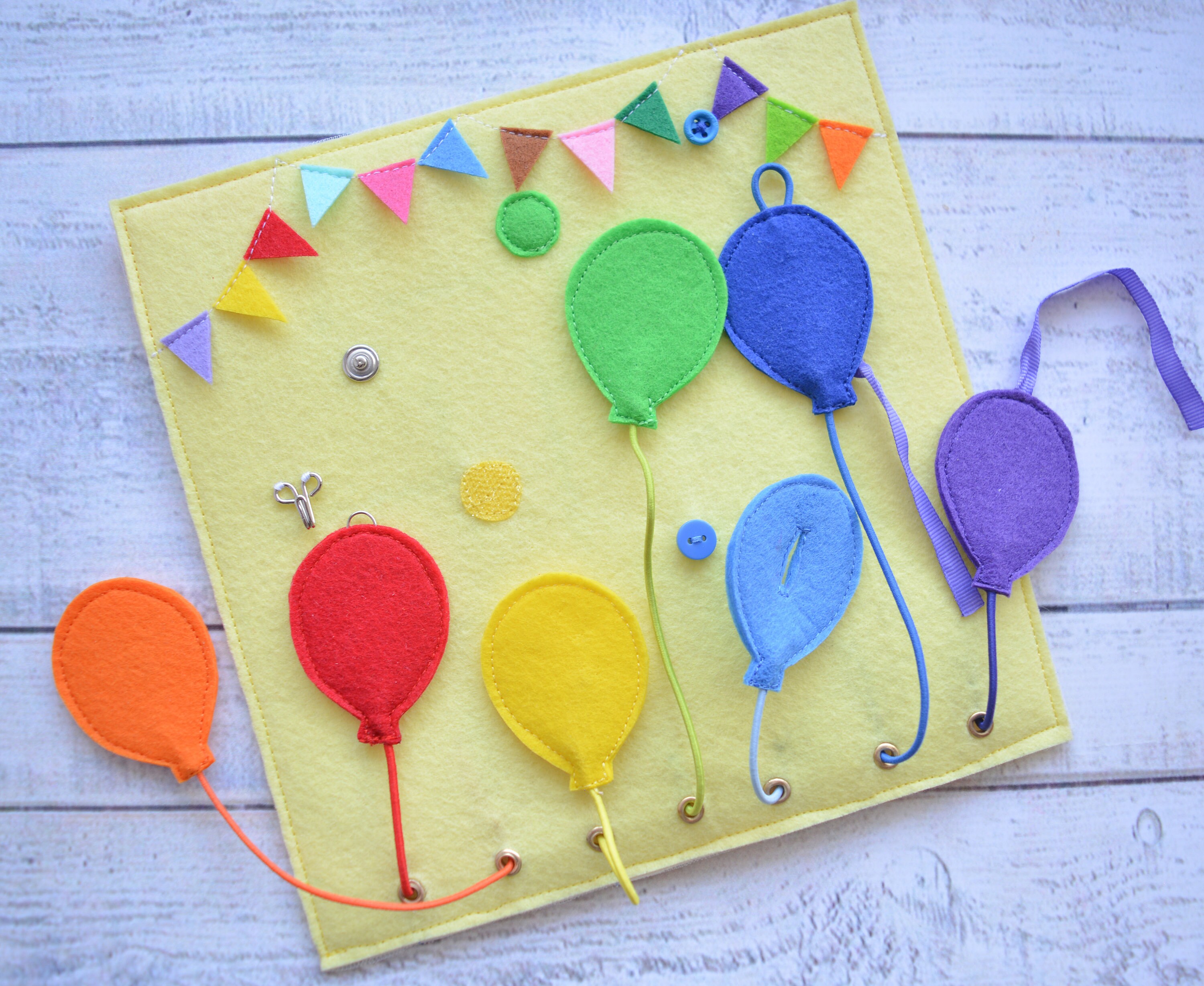 Felt Educational Toy Toddler Quiet Book Page Montessory Baby | Etsy