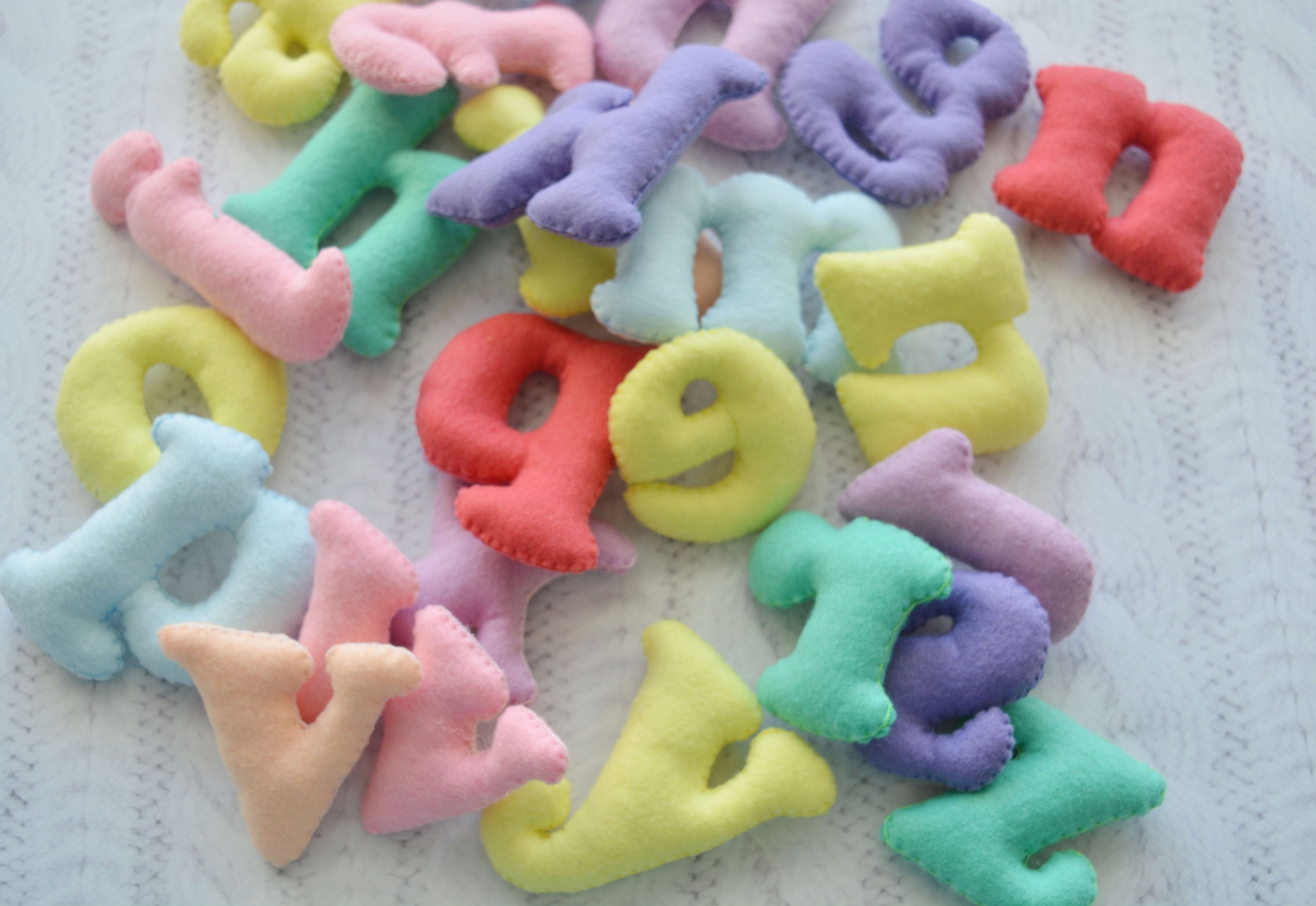 Montessori Felt Magnet Lower Case Alphabet Letters Preschool - Etsy