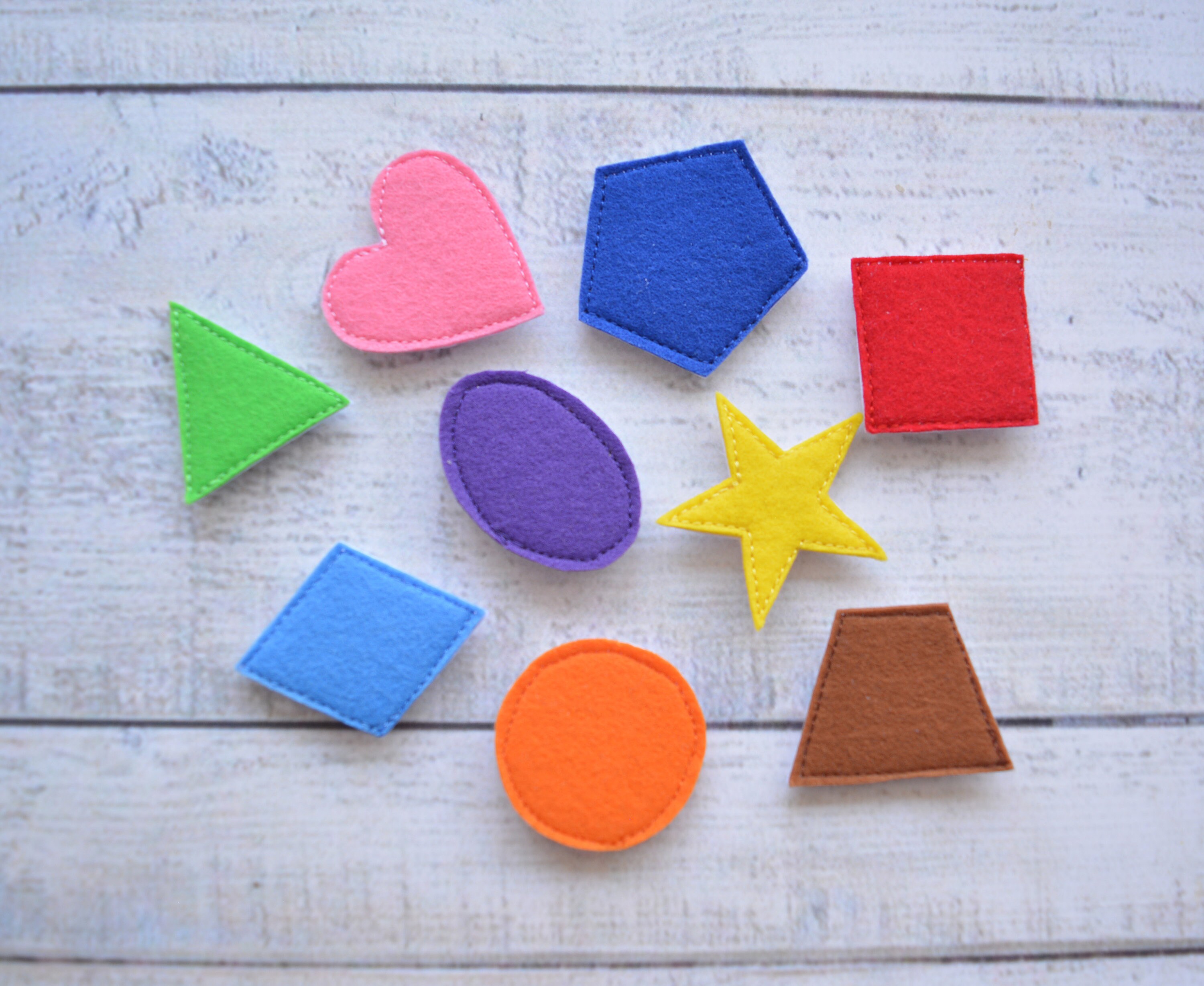 Felt Educational Toy Quiet Toddler Book Page Baby Sensory | Etsy