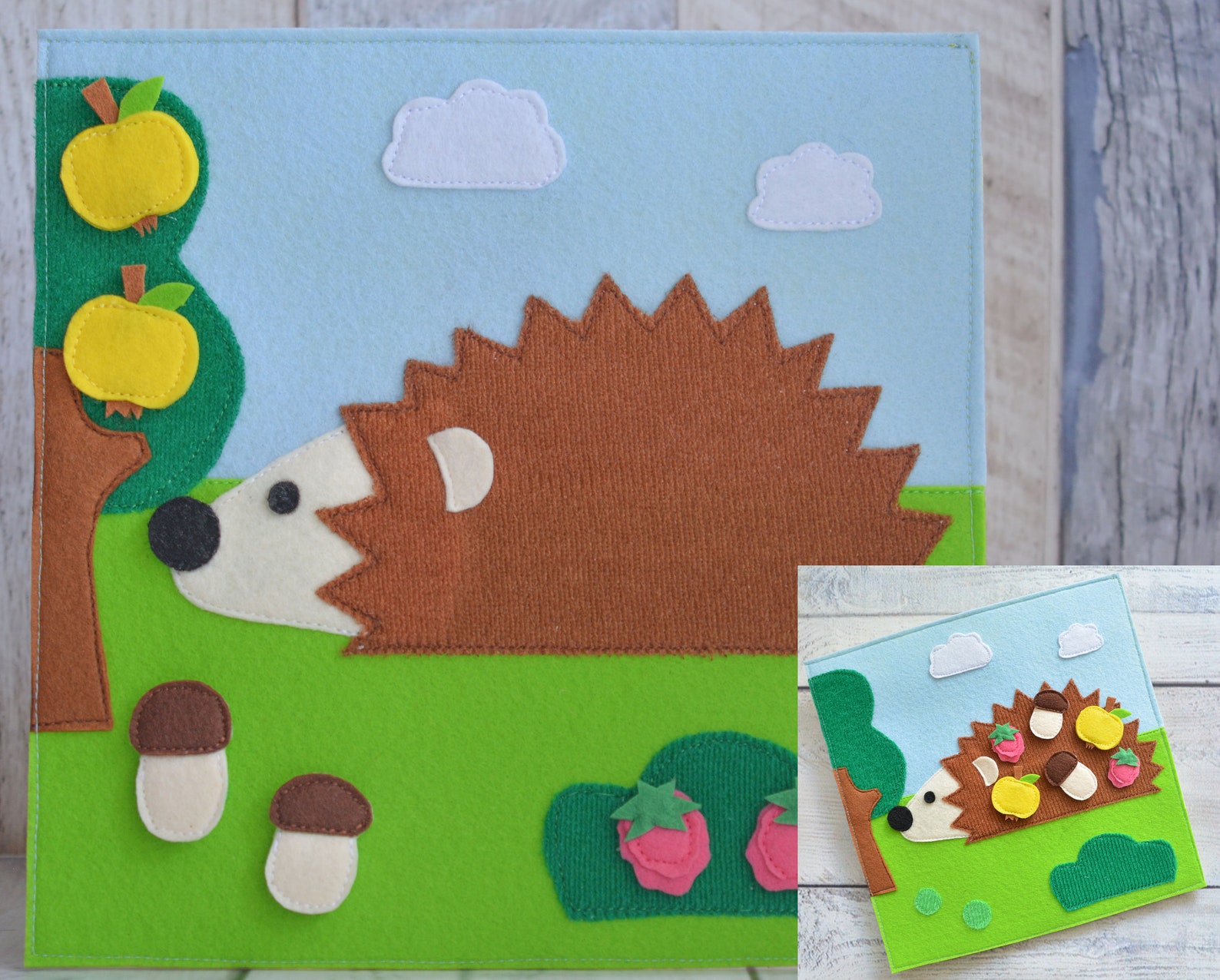 Personalized Quiet Felt Book for Toddler Baby Busy Book - Etsy