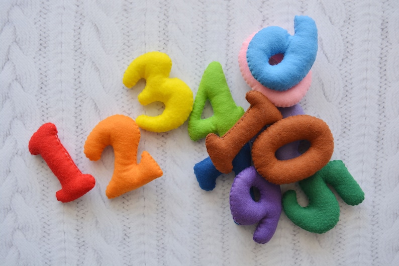 Felt Numbers Educational Toddler Toy Busy Baby Activity Fabric - Etsy India