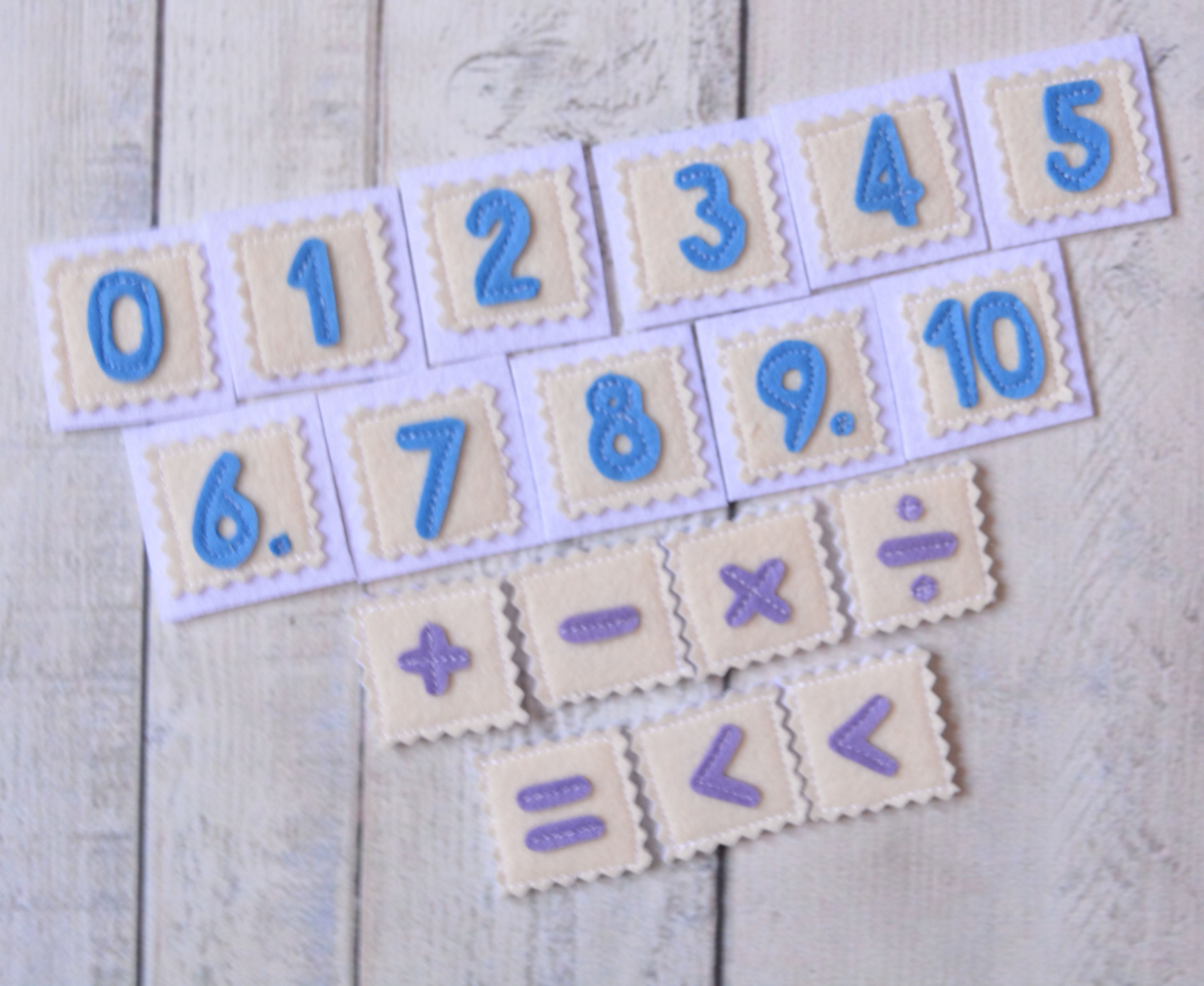 Counting Montessori Activity Book Page Felt Toddler Quet Book | Etsy