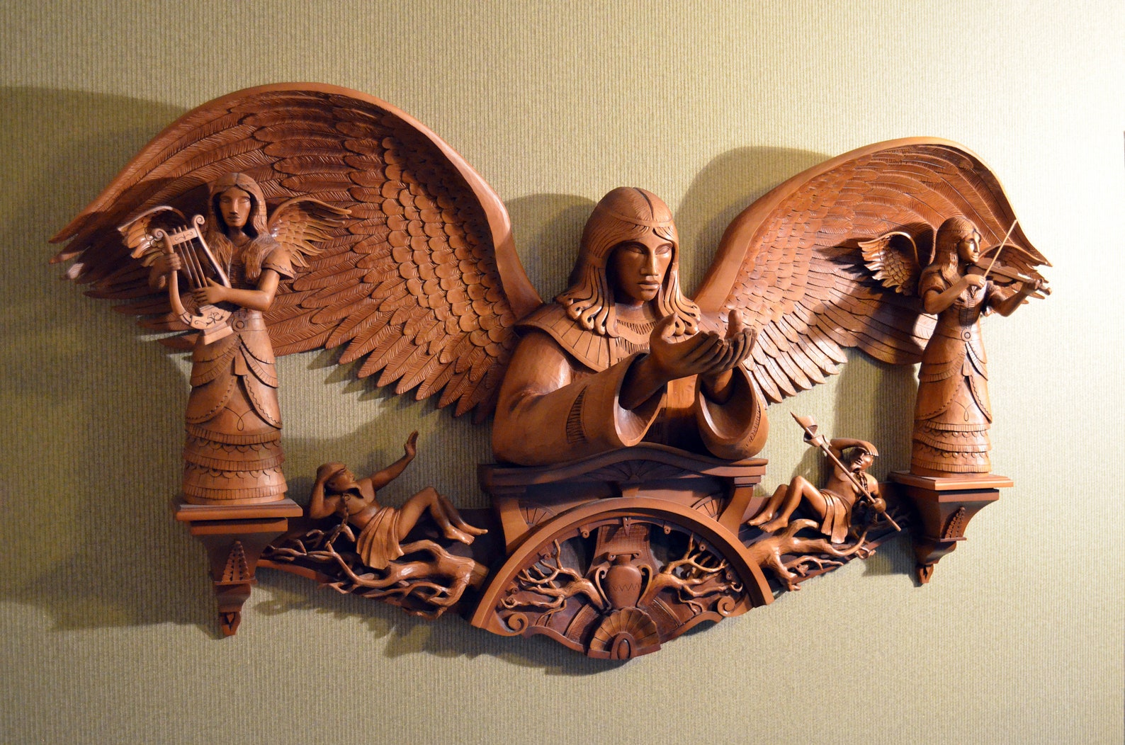 3D Carved Wooden Night Light A Work of Authorship a Triumph of Light - Etsy