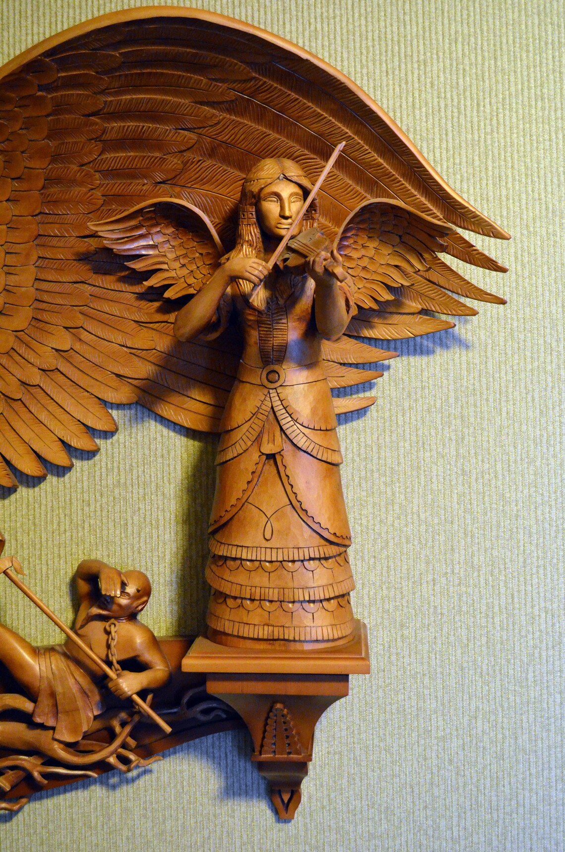 3D Carved Wooden Night Light A Work of Authorship "a Triumph of Light ...