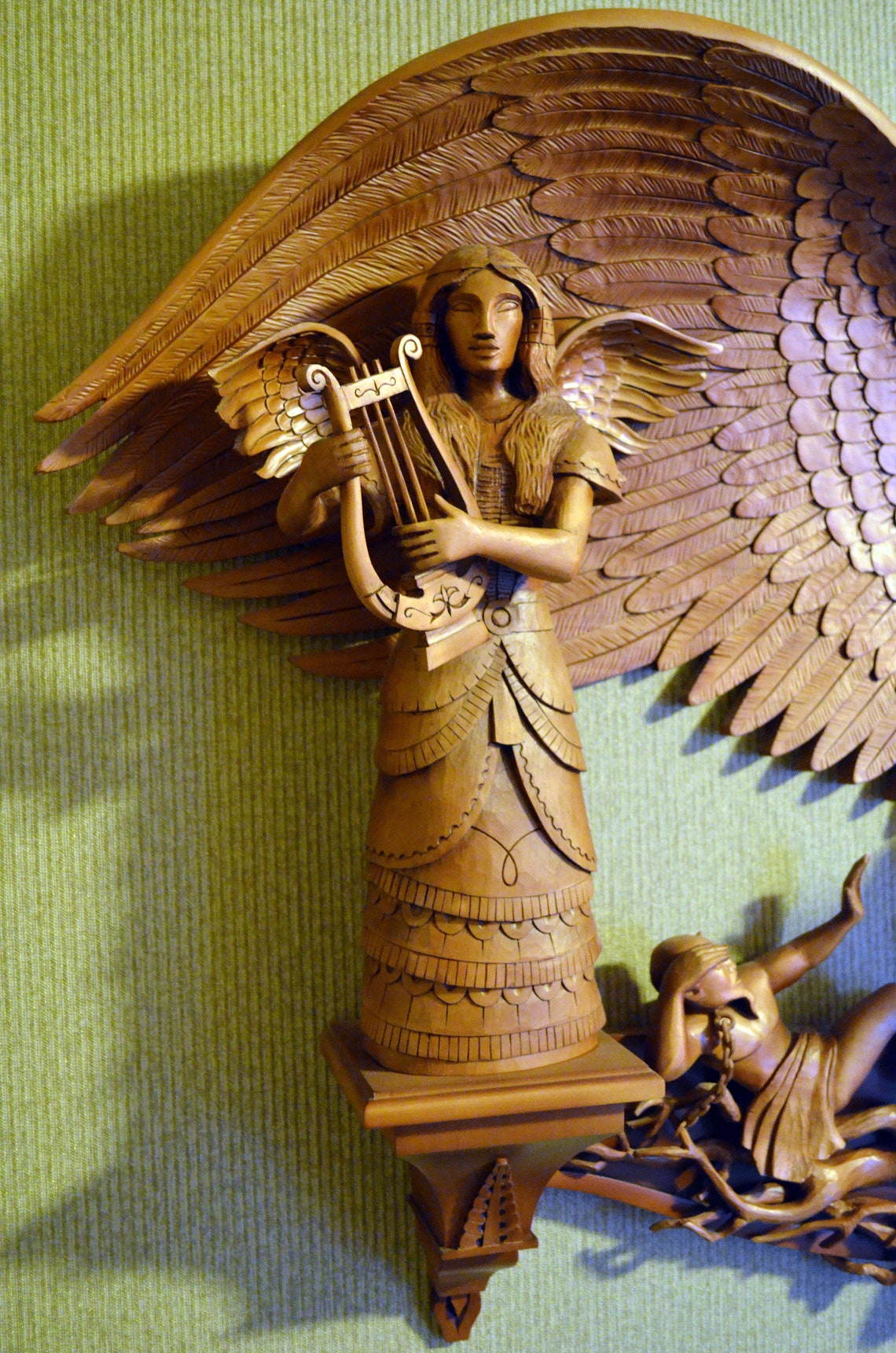 3D Carved Wooden Night Light A Work of Authorship "a Triumph of Light ...