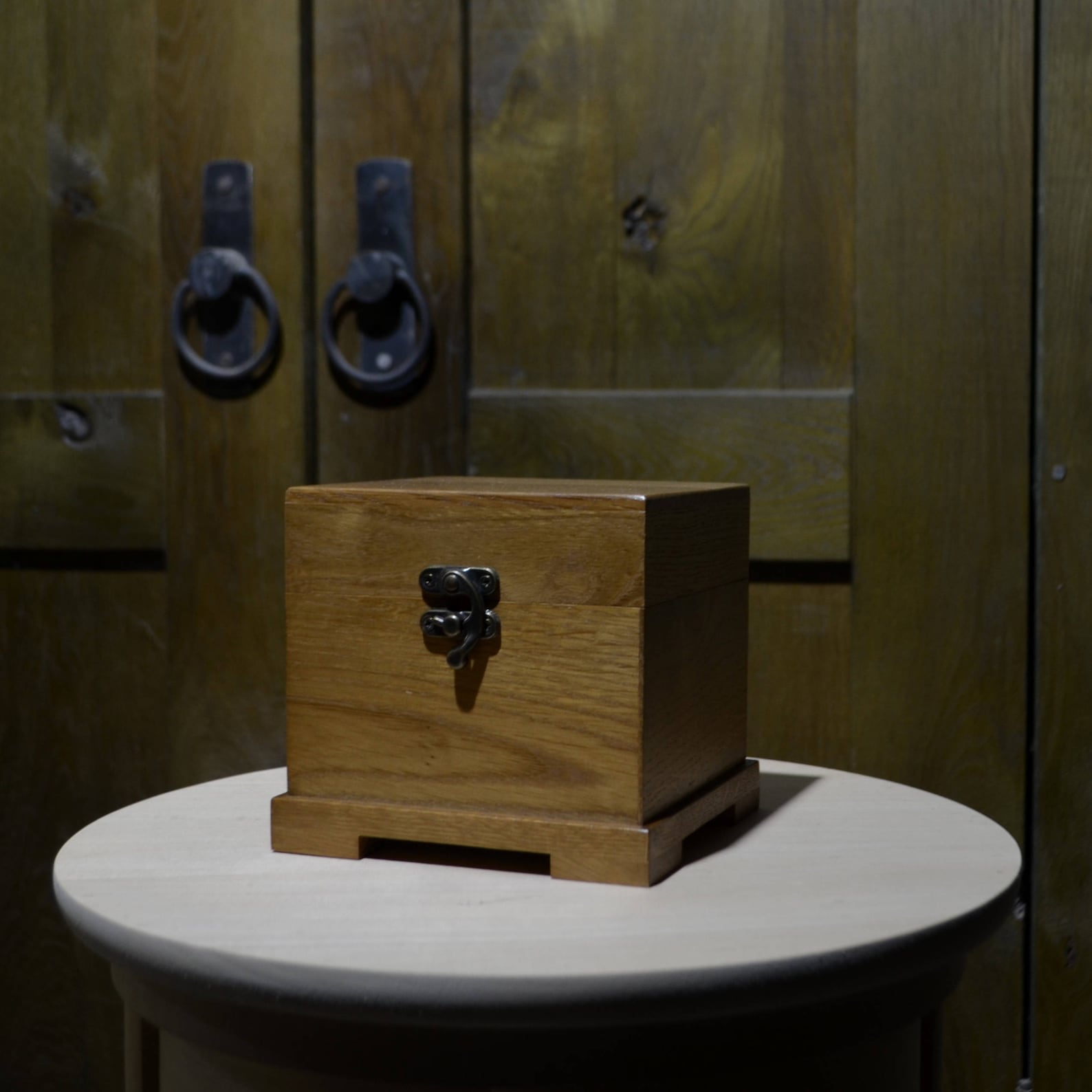 Foursquare Oak Box - Etsy