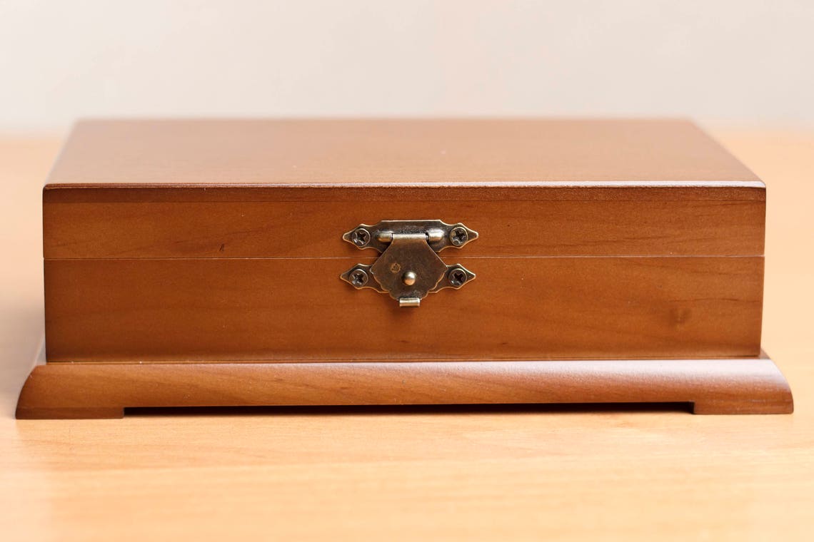 Wood Keepsake Box With Lid - Etsy