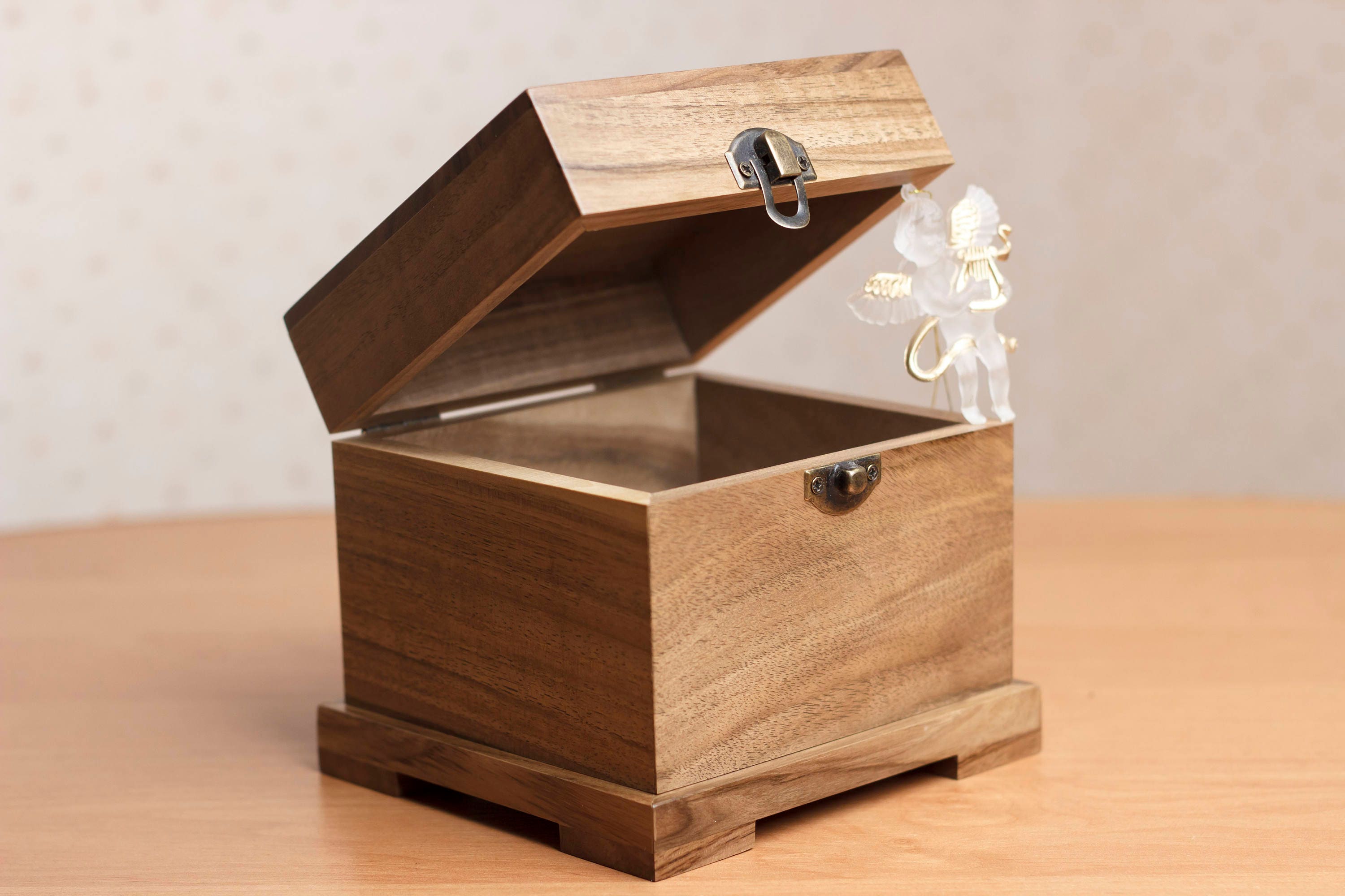 Foursquare Walnut Box - Etsy