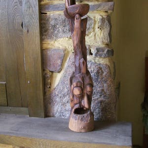 Carved Wooden Figurine Old Man - Etsy