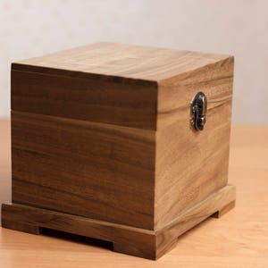 Foursquare Walnut Box - Etsy