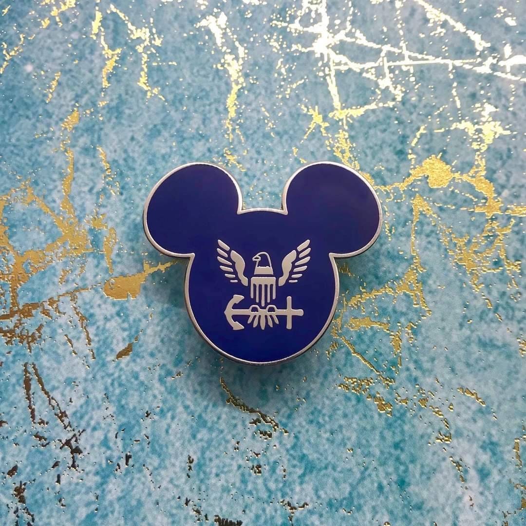 Military Mouse Navy Fantasy Pin - Etsy