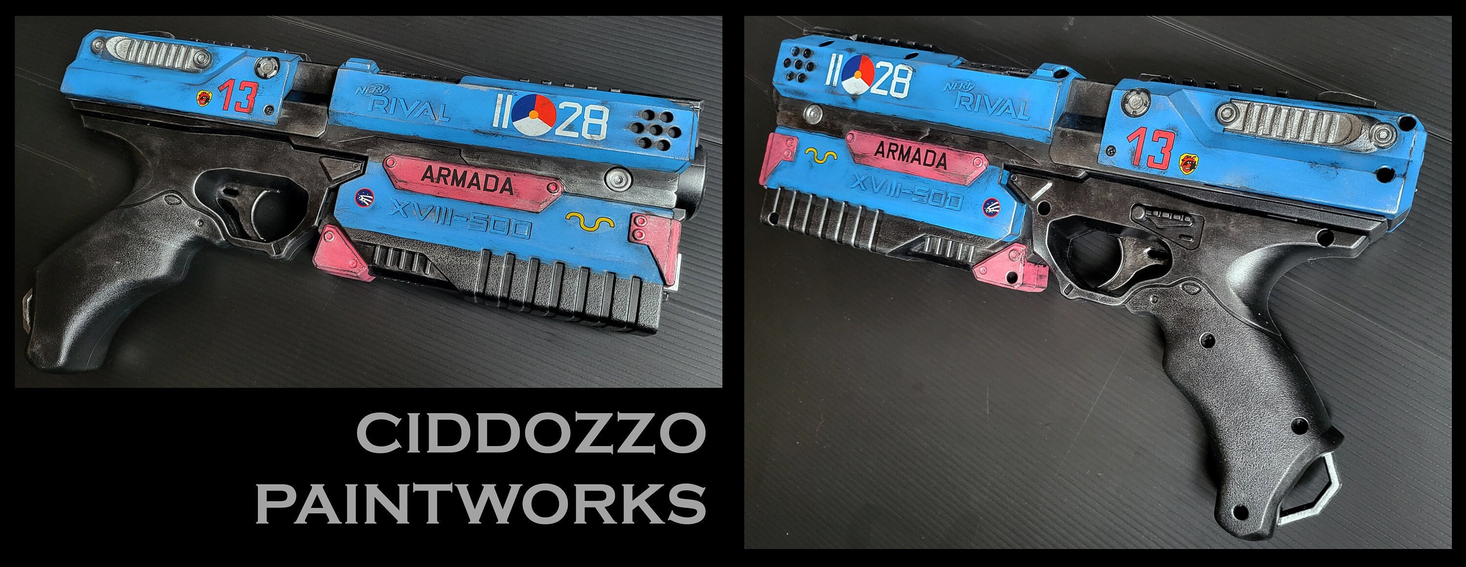 Nerf Rival Kronos Becca Special Cosplay Sci-fi Custom Paint Prop - Etsy