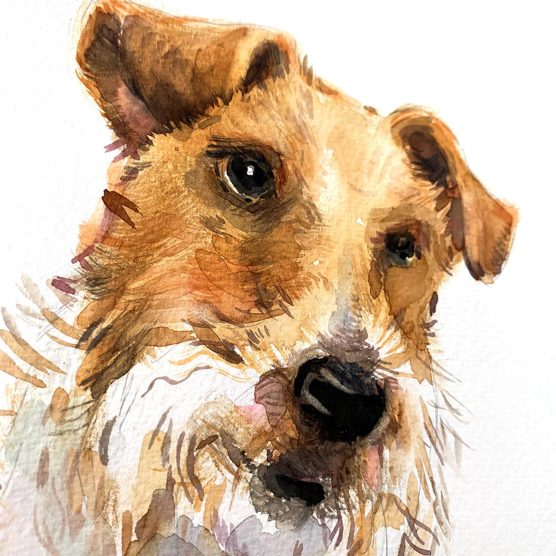 Custom Pet Portrait Painting personalized pet portrait dog | Etsy