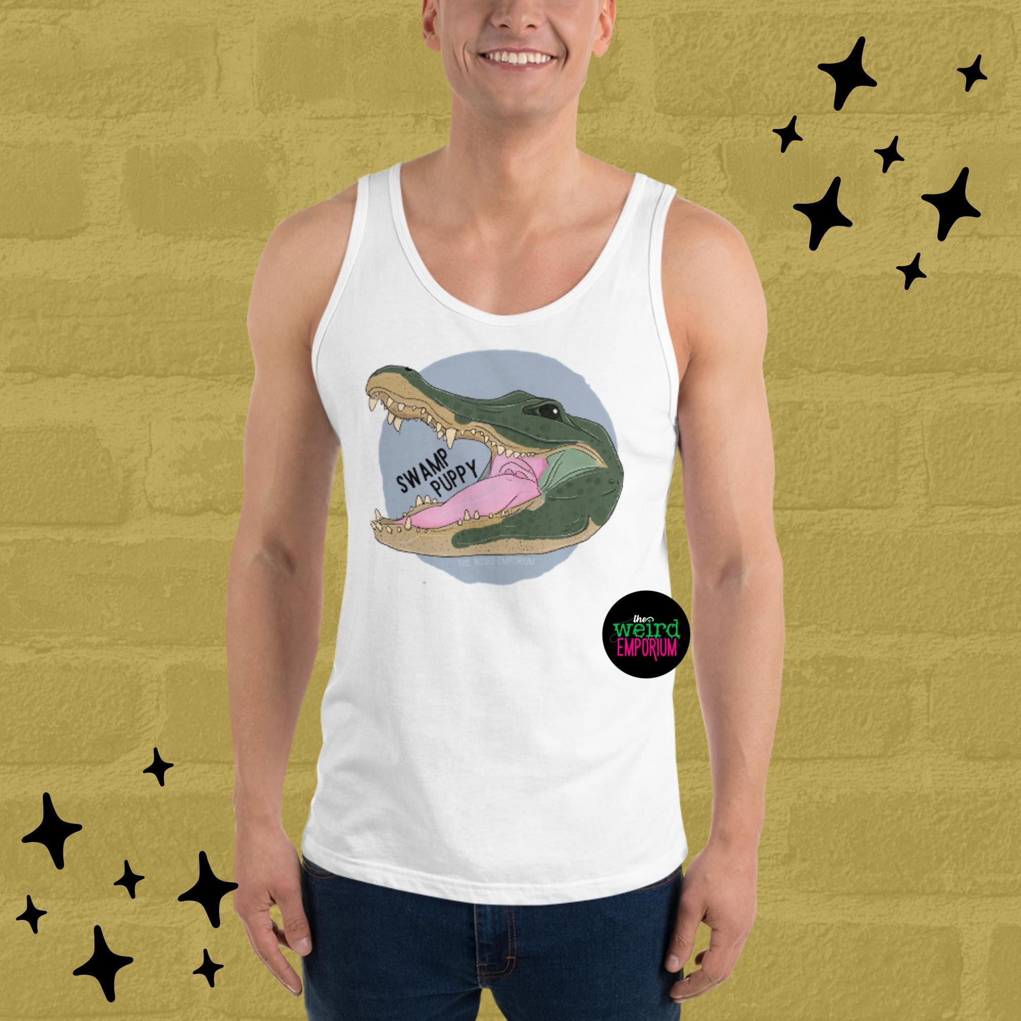 Swamp Puppy Tank Cute Tank Alligator Tote Alligator Tank - Etsy