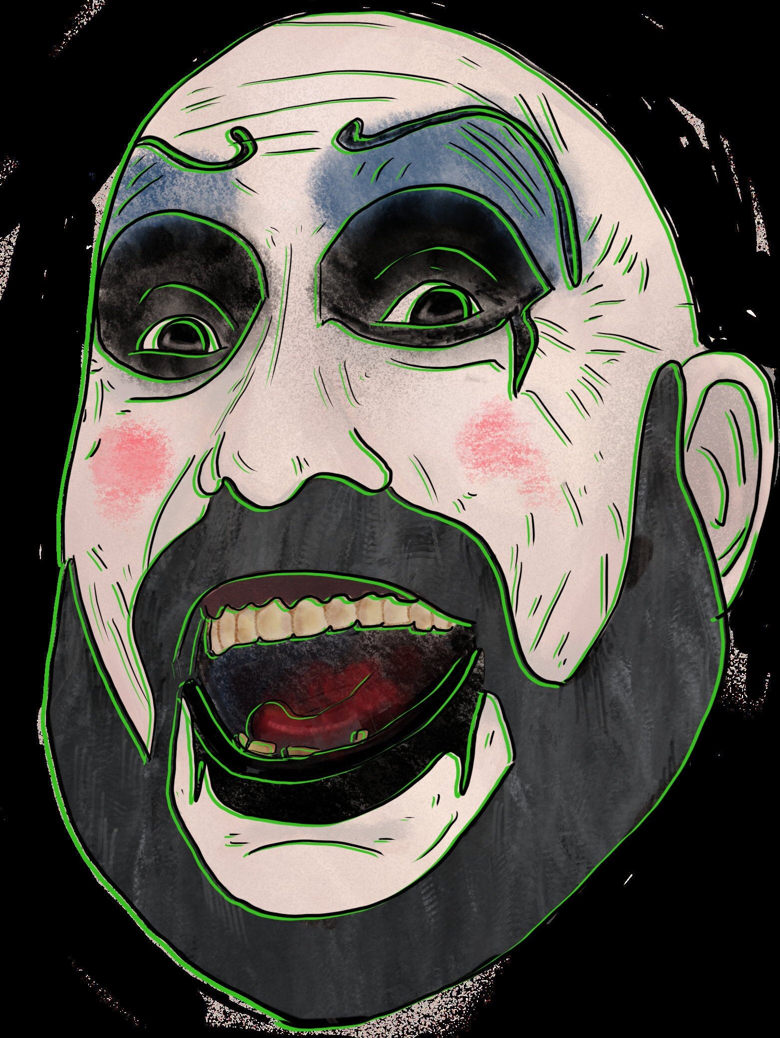 3 Captain Spaulding Sticker / Sid Haig Sticker / Rob - Etsy UK