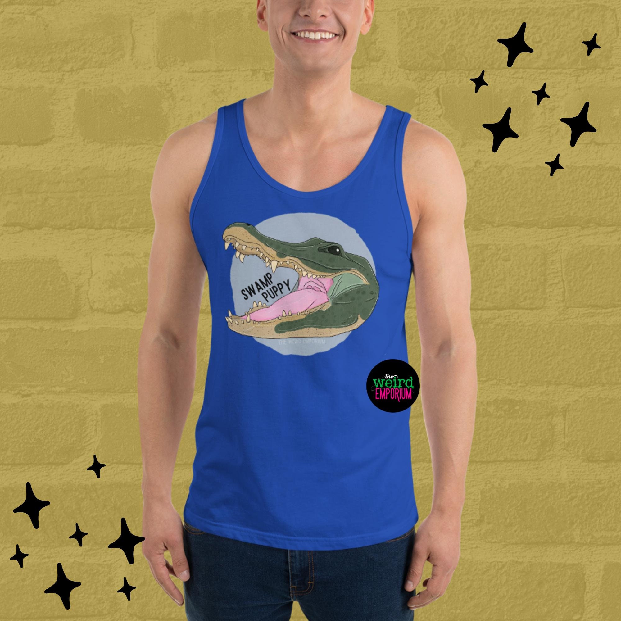 Swamp Puppy Tank Cute Tank Alligator Tote Alligator Tank - Etsy