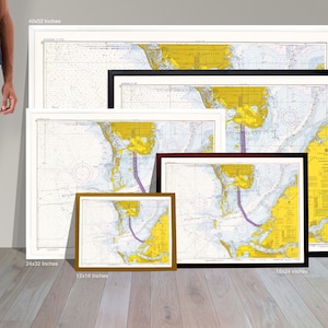 Tampa Bay [south] | Old Map of Florida | Historical Nautical Sea Chart ...