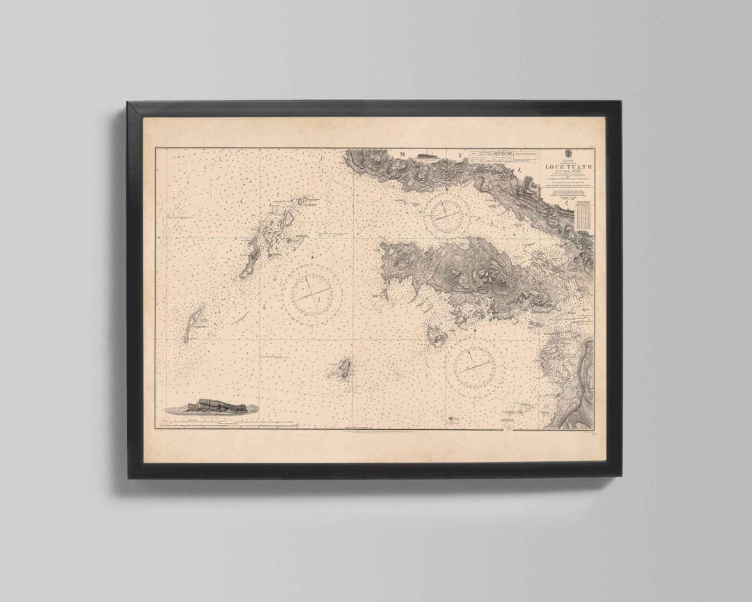 Loch Tuadh and the Isles | Nautical Chart Number 2652 - Etsy