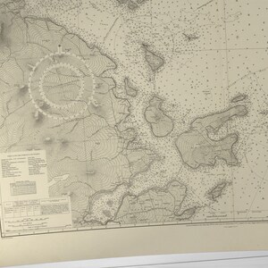 Scapa Flow | Historical Maritime Sea Chart Print – old Map of Shetland ...