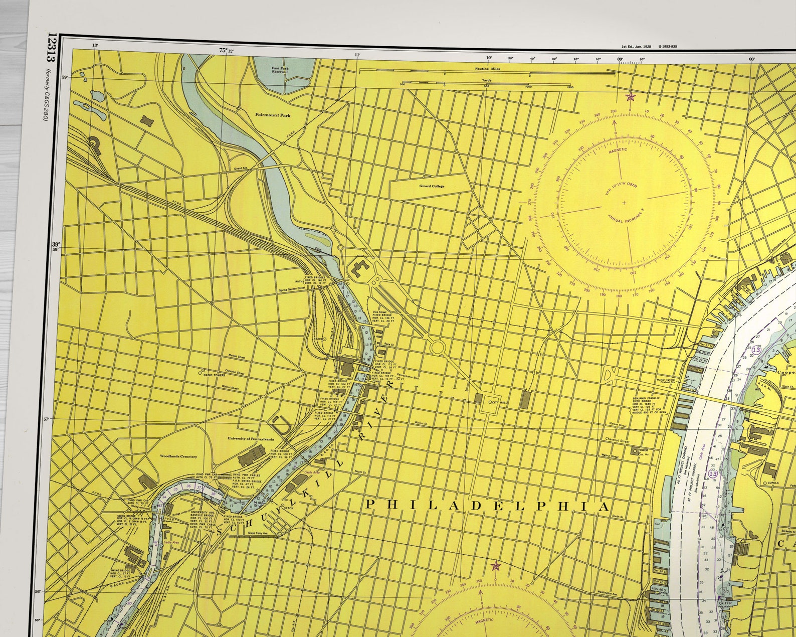 Philadelphia Harbor Old Map of Philadelphia antique - Etsy