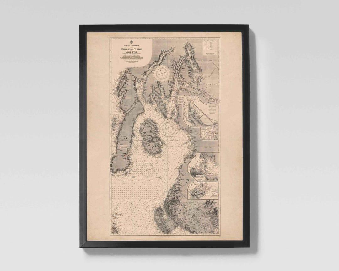 Scotland - West Coast - Sheet 3 - Firth of Clyde and Loch Fyne ...