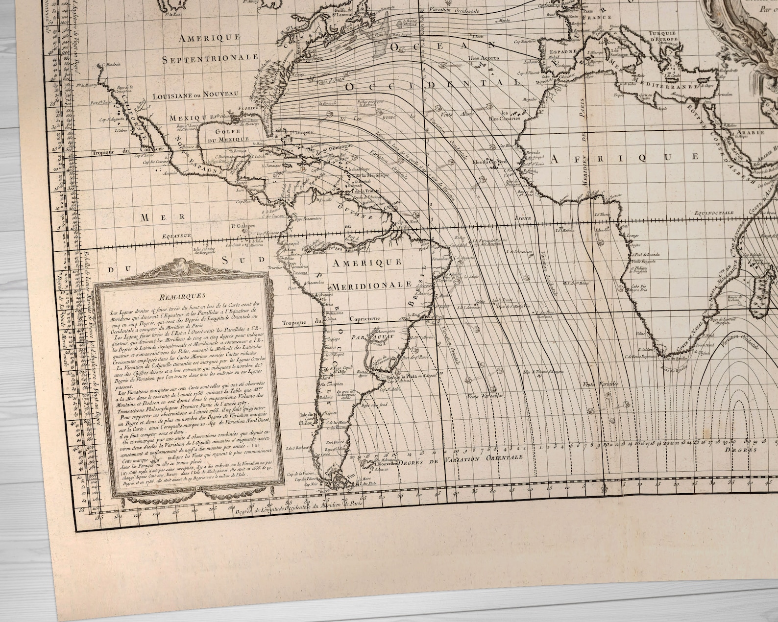 Old Sea Chart of the World | Historical Nautical Sea Atlas, Map Print ...