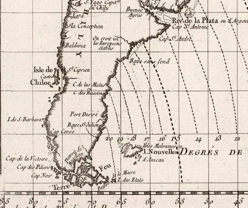 Old Sea Chart of The World Historical Nautical Sea Atlas | Etsy