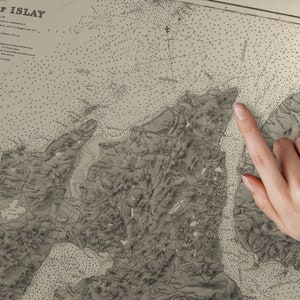 Isle of Islay | Old Map of Islay – Print – west Coast of Scotland ...
