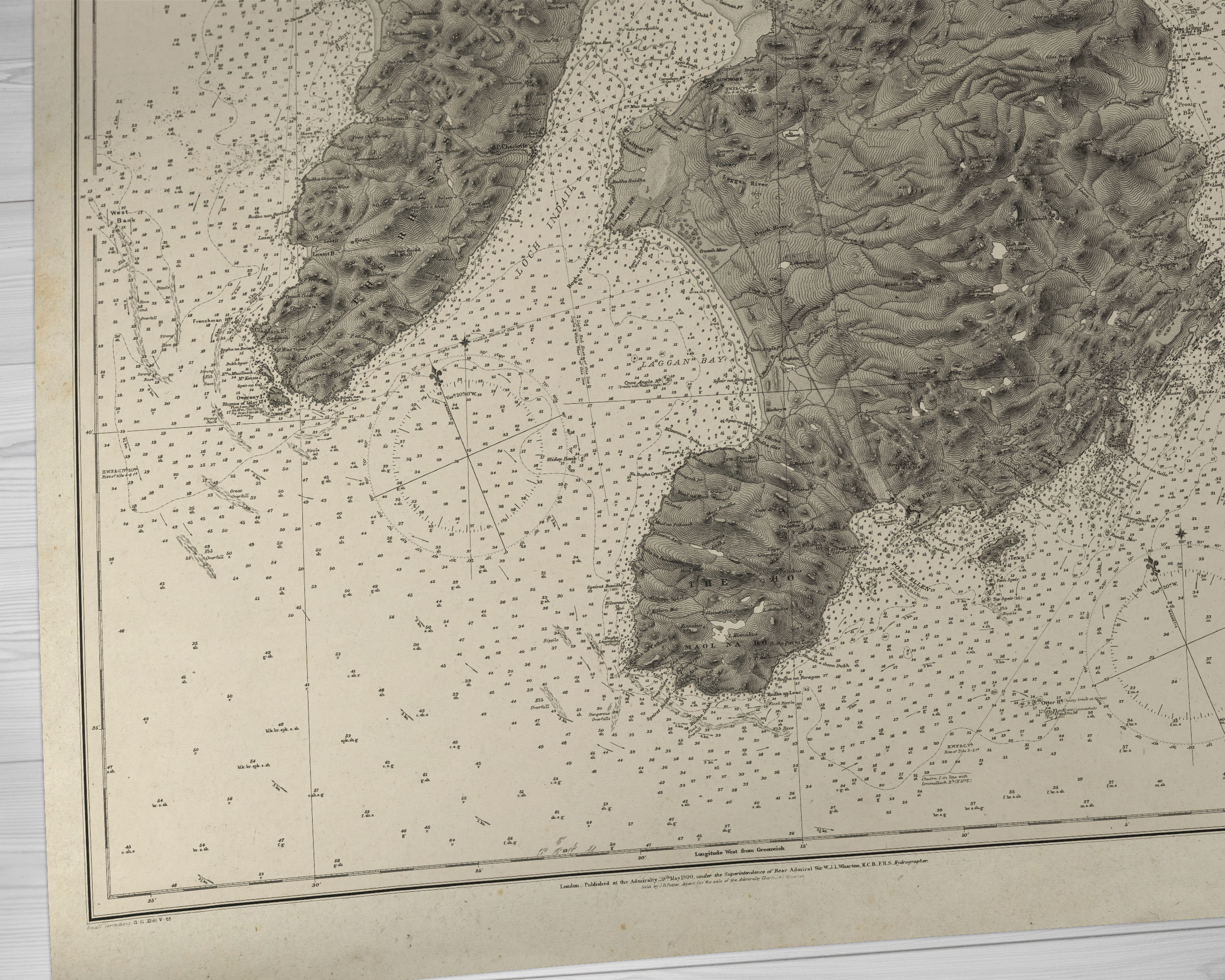 Isle of Islay | Old Map of Islay – Print – west Coast of Scotland ...