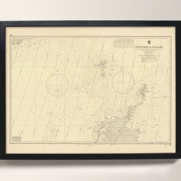Nautical Chart - Etsy UK