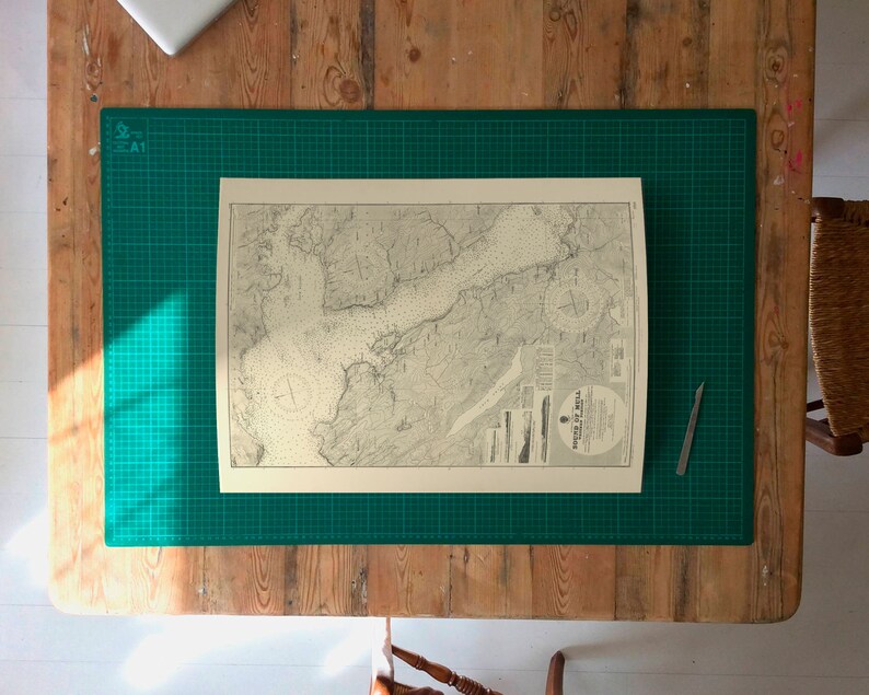 Sound of Mull | Old Map of Mull – Print – Fishnish Bay, Loch Aline ...