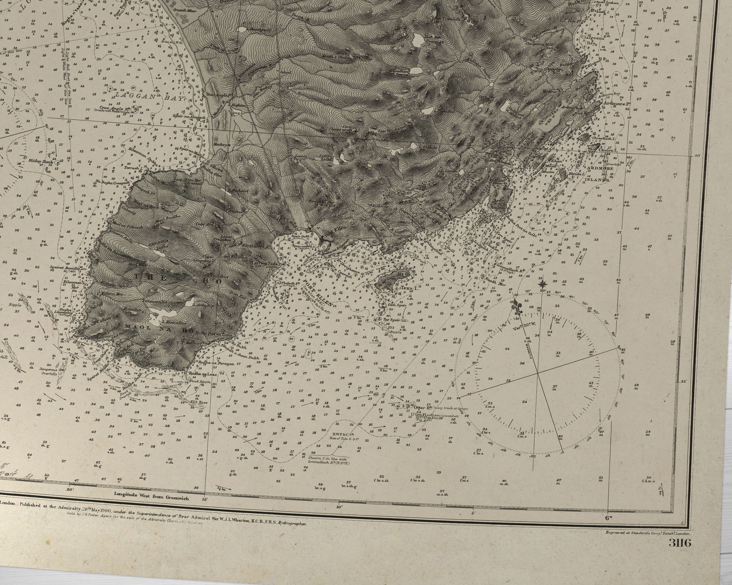 Isle of Islay | Old Map of Islay – Print – west Coast of Scotland ...